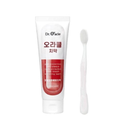Dr. Oracle Toothpaste + White Toothbrush